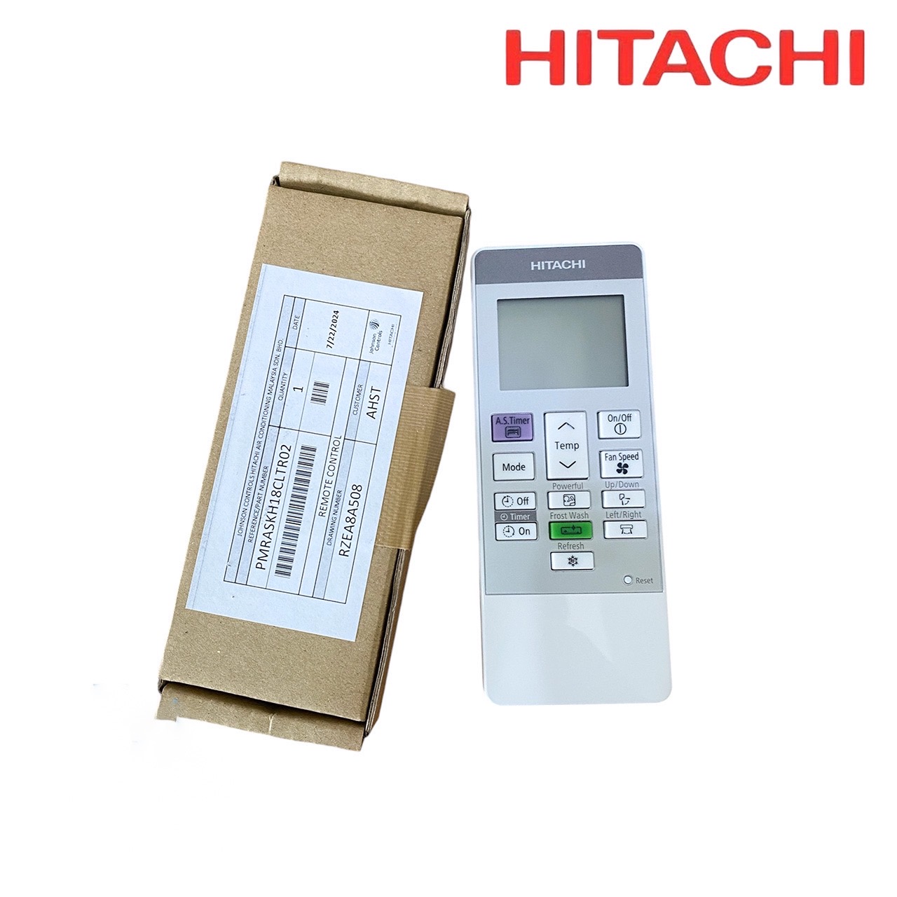 PMRAS-KH18CLT*R02 รีโมทแอร์ Hitachi (Remote Control) รีโมทแอร์ฮิตาชิ อะไหล่แอร์ ของแท้ศูนย์ ...