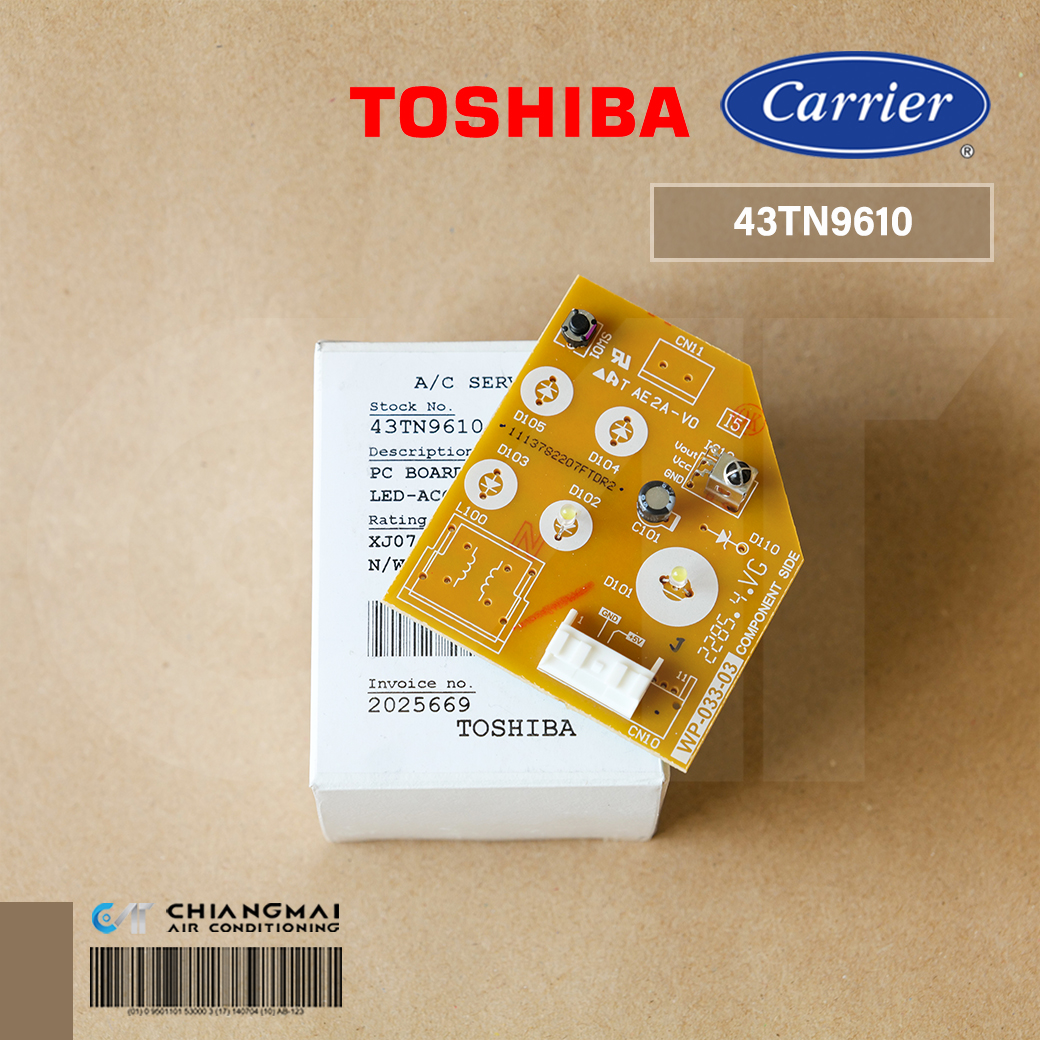 43TN9610 แผงรับสัญญาณรีโมทแอร์ Carrier ตัวรับสัญญาณรีโมทแอร์ อะไหล่แอร์ ...