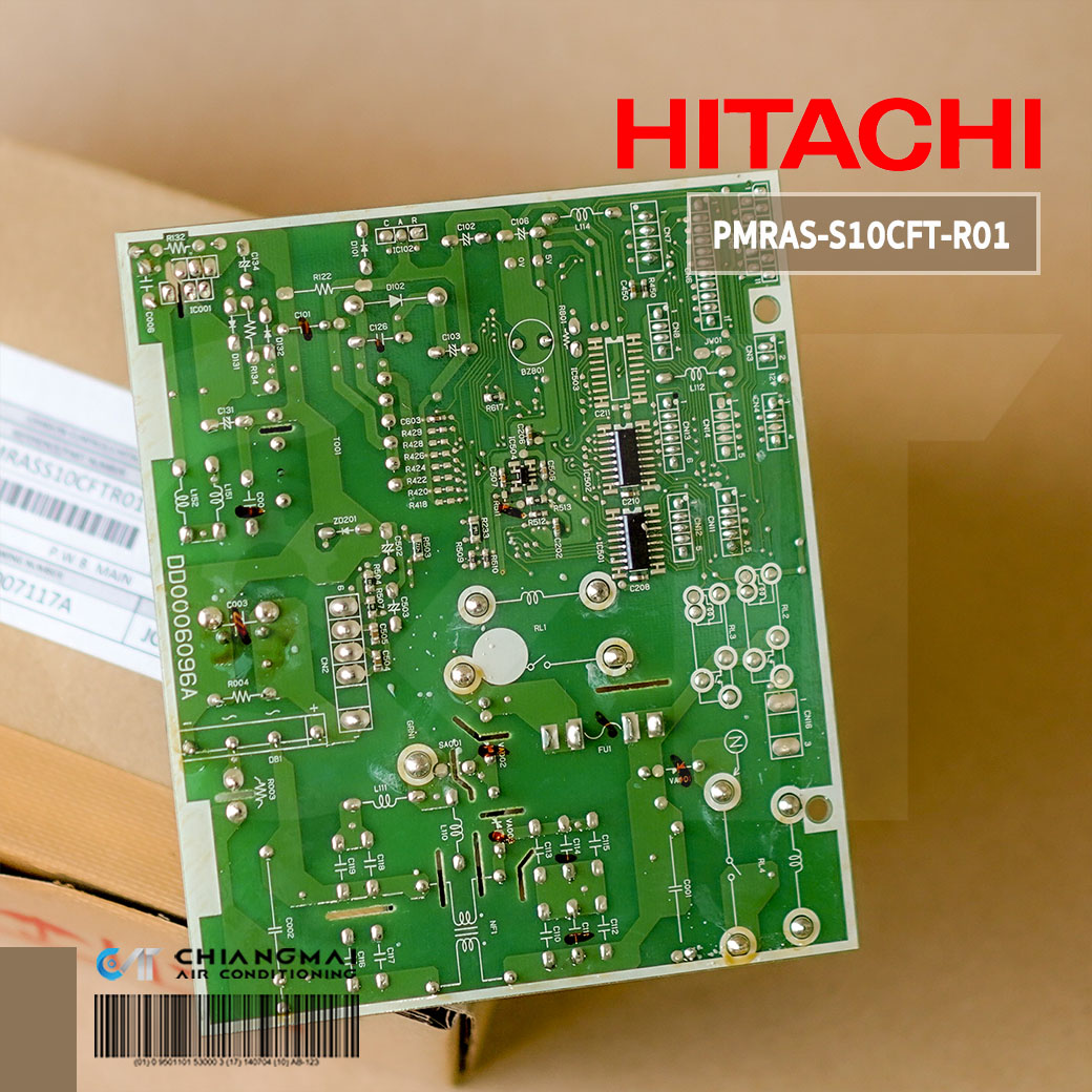 PMRAS-S10CFT*R01 แผงวงจรแอร์ Hitachi แผงบอร์ดแอร์ฮิตาชิ แผงบอร์ดคอยล์เย็น รุ่น RAS-S10CFT อะไหล่ ...