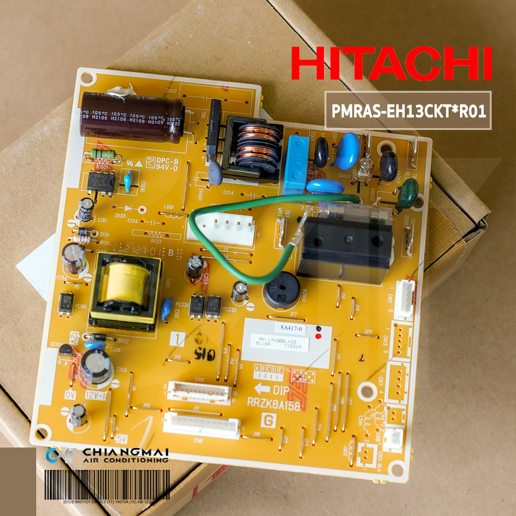 PMRAS-EH13CKT*R01 แผงวงจรแอร์ Hitachi แผงบอร์ดแอร์ฮิตาชิ แผงบอร์ดคอยล์เย็น รุ่น RAS-EH13CKT ...