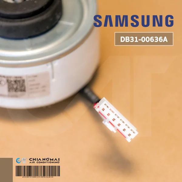 DB31-00636A มอเตอร์แอร์ Samsung มอเตอร์แอร์ซัมซุง มอเตอร์คอยล์เย็น RD-310-25-8A(AL) 27W. อะไหล่ ...