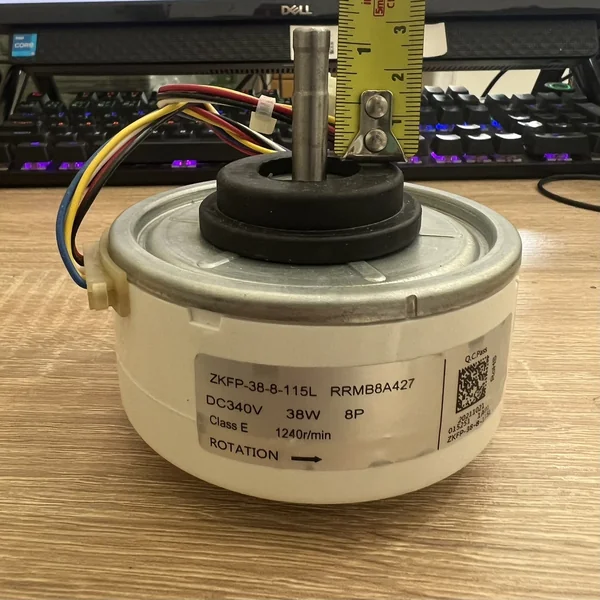 มอเตอร์แอร์ HITACHI 38W.DC (PMRAS-EH10CKT*R03) มอเตอร์แอร์ฮิตาชิ มอเตอร์คอยล์เย็น ZKFP-38-8-115L ...