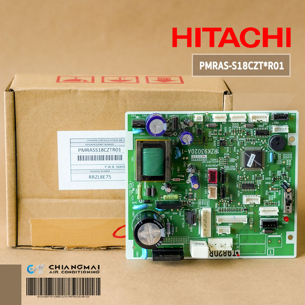 PMRAS-S18CZT*R01 แผงวงจรแอร์ Hitachi แผงบอร์ดแอร์ฮิตาชิ บอร์ดคอยล์เย็น รุ่น RAS-S18CZT, RAS ...