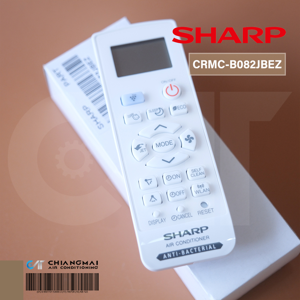 CRMC-B082JBEZ รีโมทแอร์ SHARP รีโมทแอร์ชาร์ป รุ่น AH-XP13YMB, AH-XP24YHB อะไหล่แอร์ ของแท้ศูนย์ ...