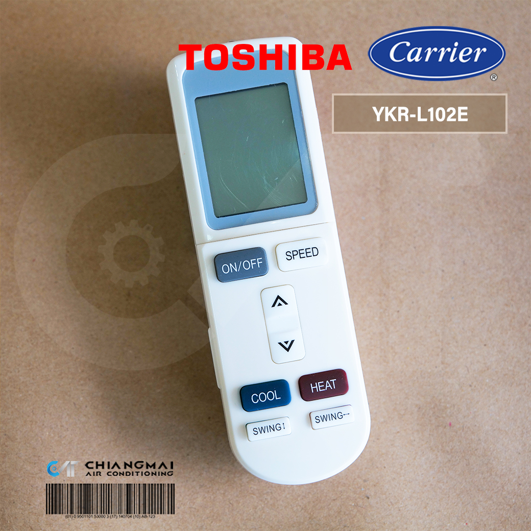 YKR-L102E รีโมทแอร์ Carrier รีโมทแอร์แคเรียร์ รุ่น 42ABF, 42AAF (YKR-L/102E) 13222001001203 ...