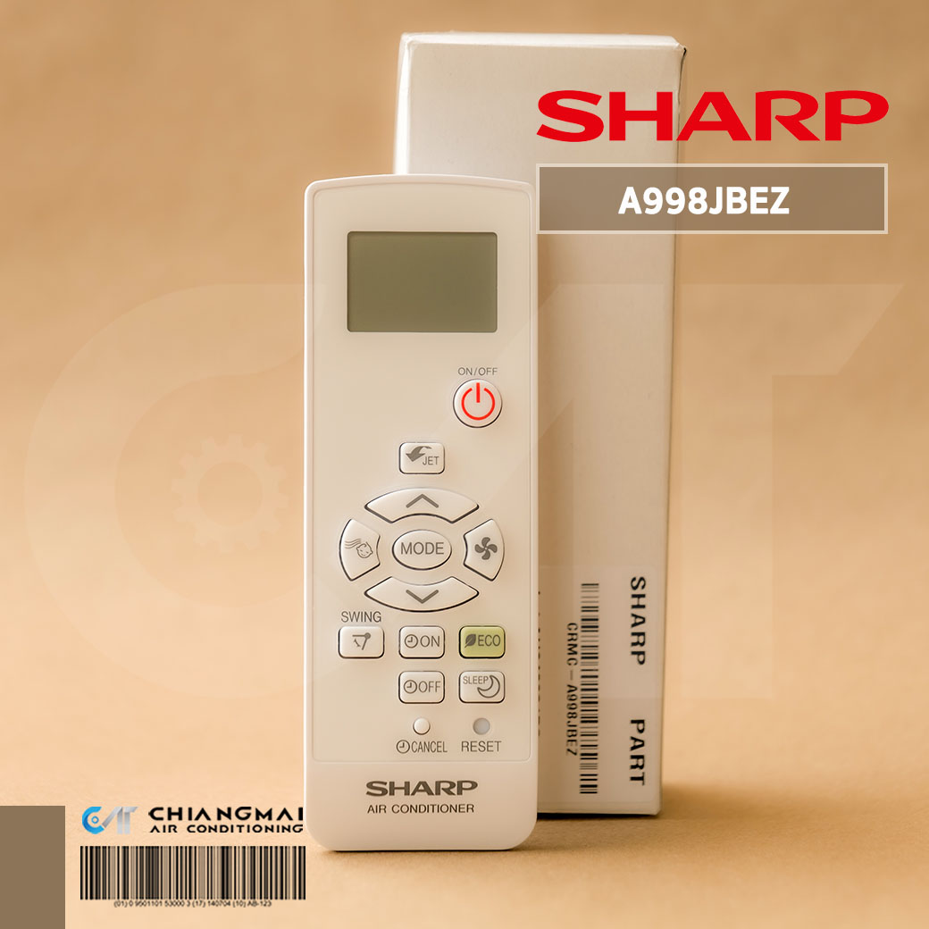 CRMC-A998JBEZ รีโมทแอร์ SHARP (แท้ศูนย์) รีโมทแอร์ชาร์ป รุ่น AH-GX13, AH-GX10 - CHIANGMAI AIR